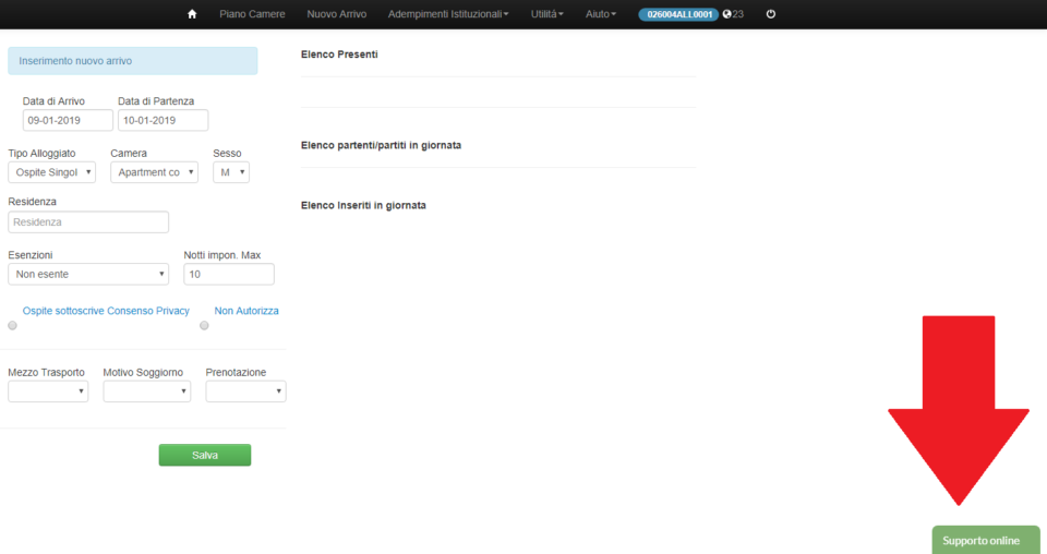 Assistenza e Supporto Tecnico | WebCheckIn